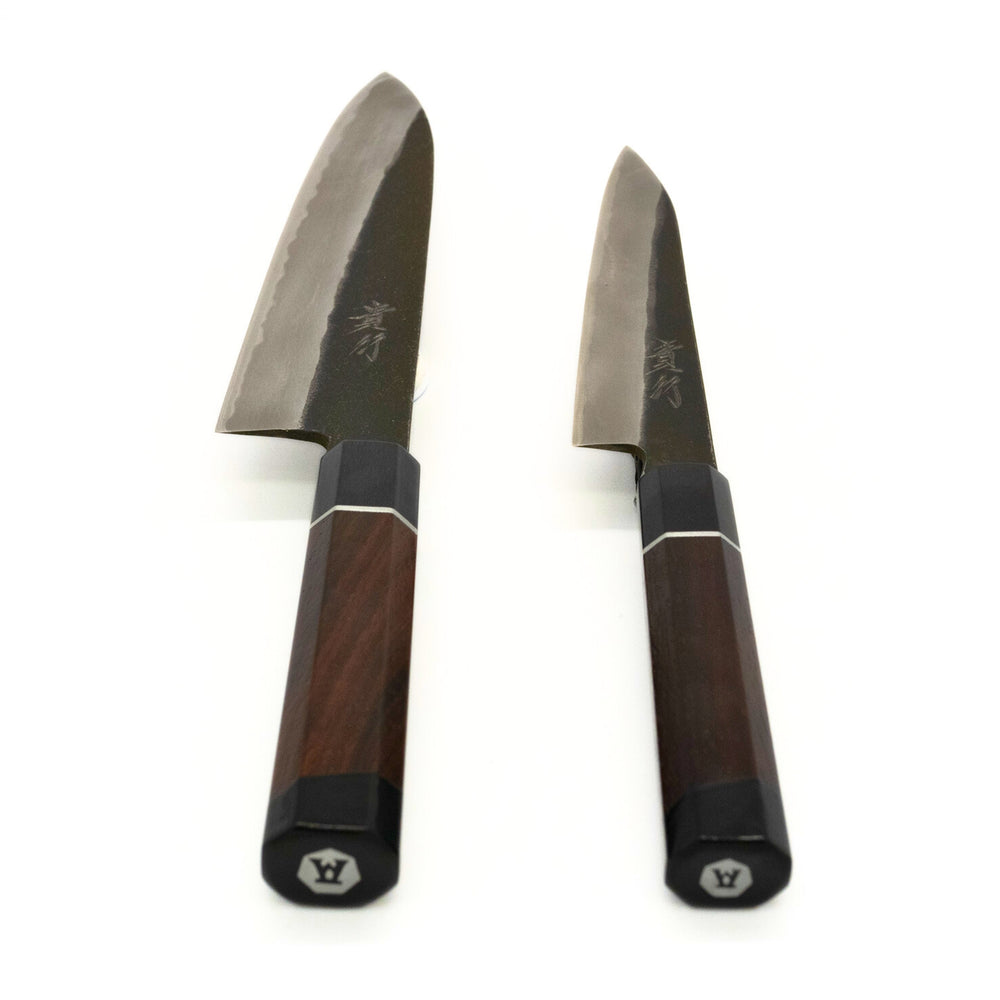 Kurouchi Forged Kitchen Knife set